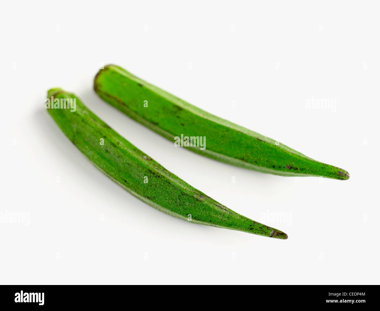 Green okra pods hi-res stock photography and images - Alamy