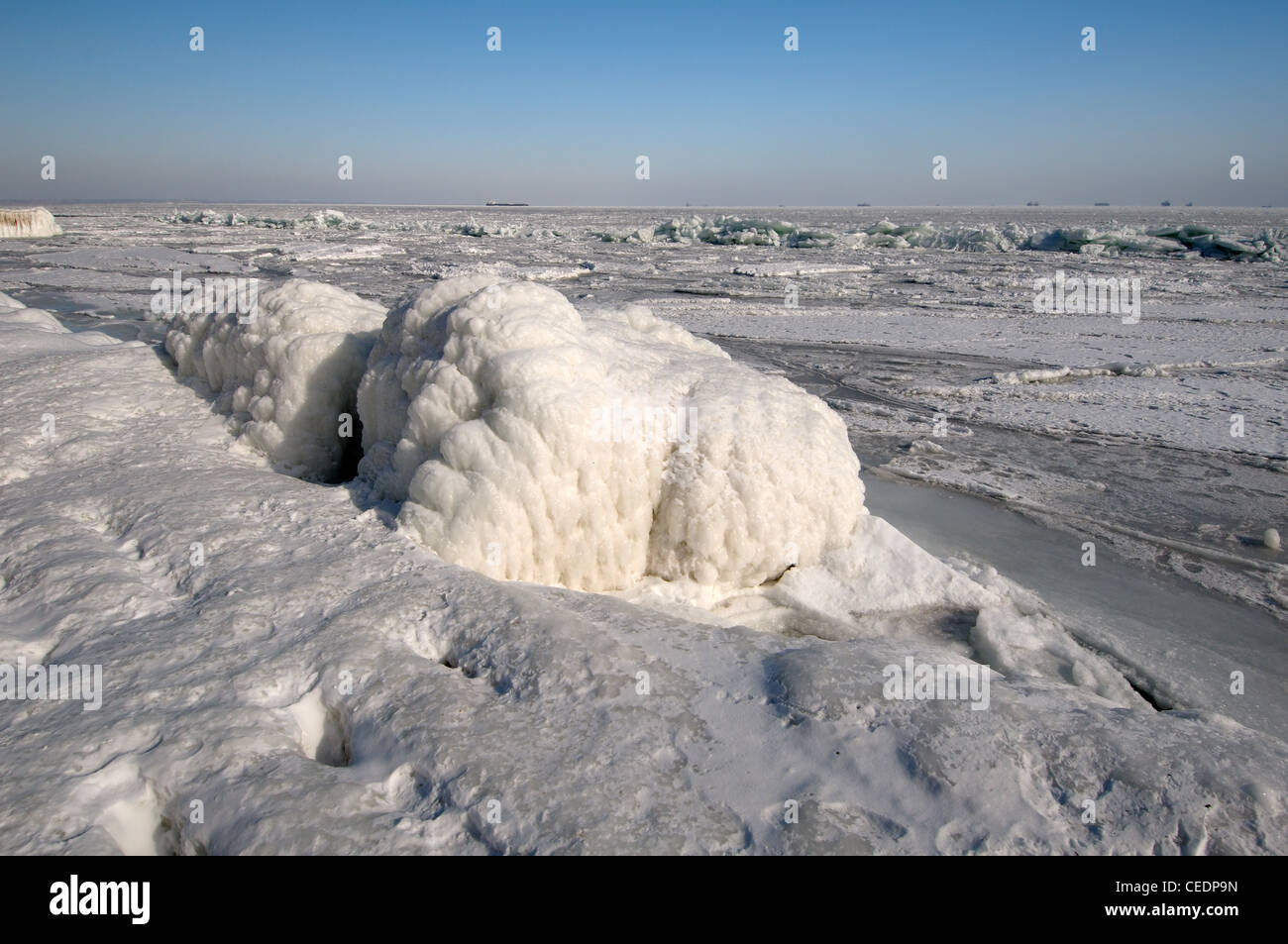 Frozen Black Sea