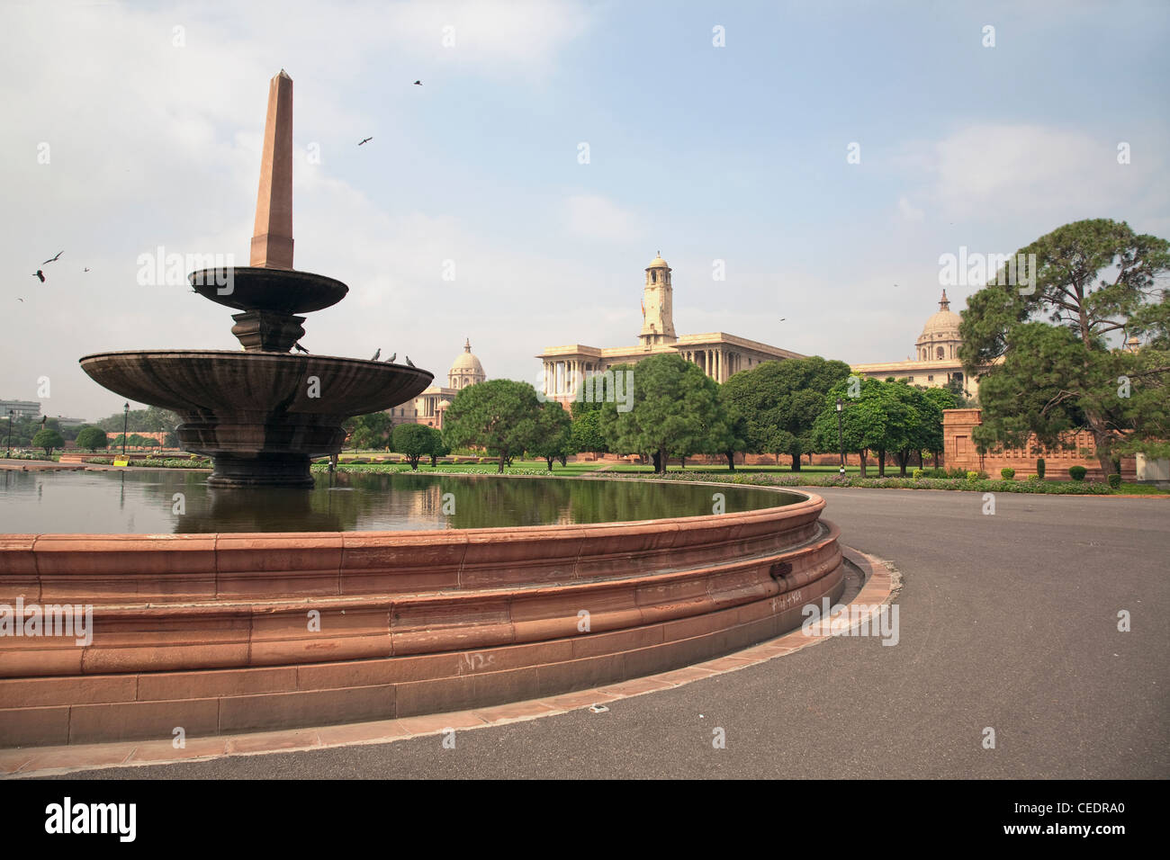 India, Delhi, Rajpath, North Block Secretariat Building Stock Photo - Alamy