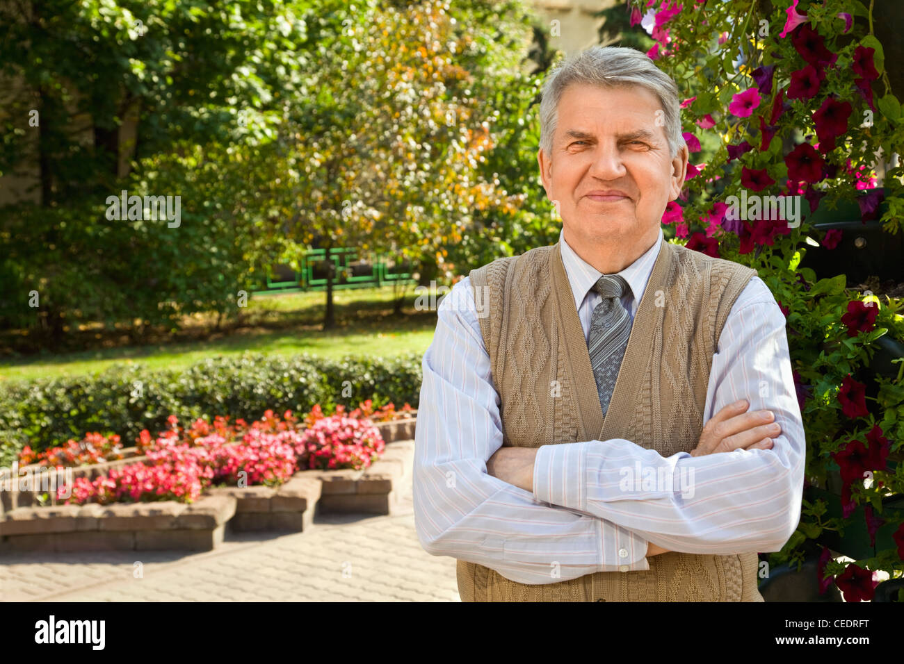 Happy elderly russian man hi-res stock photography and images - Alamy