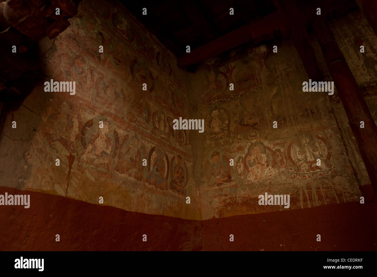 Ladakh india alchi mural hi-res stock photography and images - Alamy