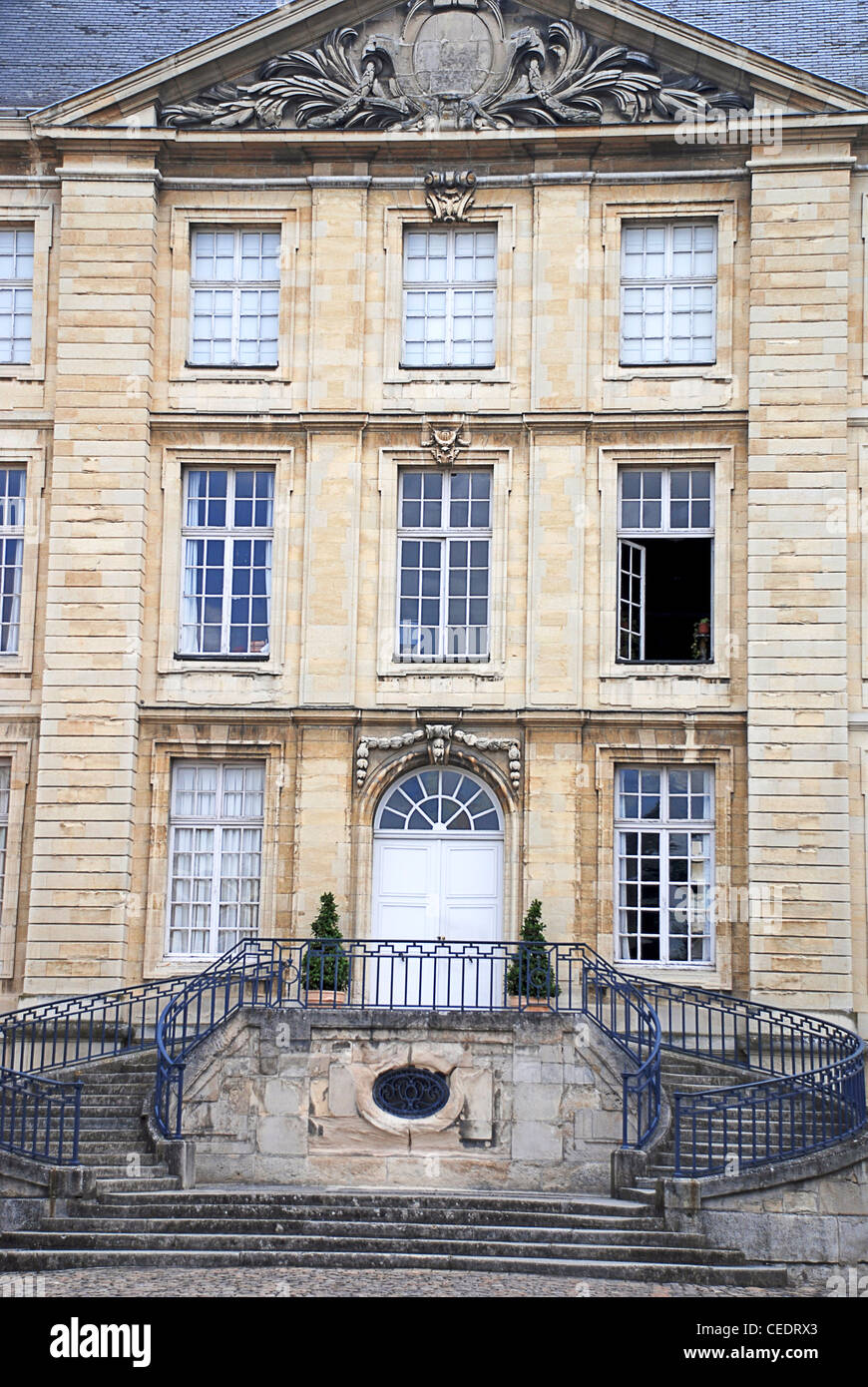 France, Reims, Musee Abbaye Saint-Remi, facade Stock Photo - Alamy