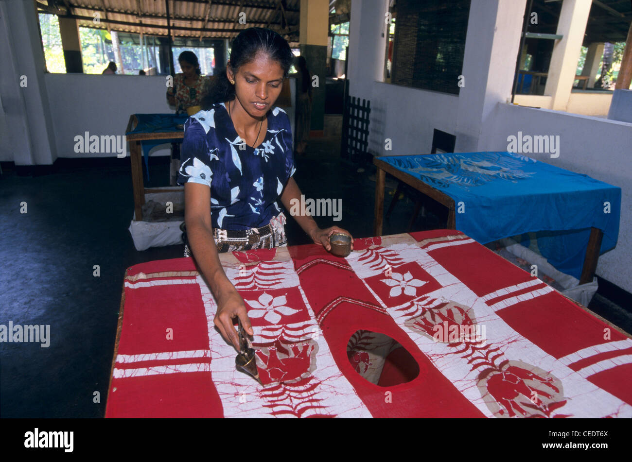 Batik Factory Sri Lanka High Resolution Stock Photography and Images ...