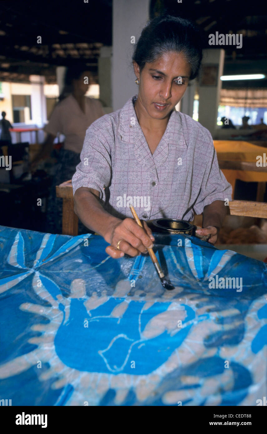Batik Factory Sri Lanka High Resolution Stock Photography and Images ...