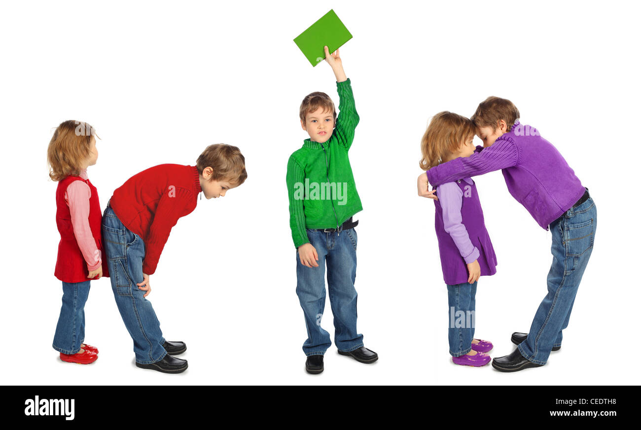 Kid making word hi-res stock photography and images - Alamy