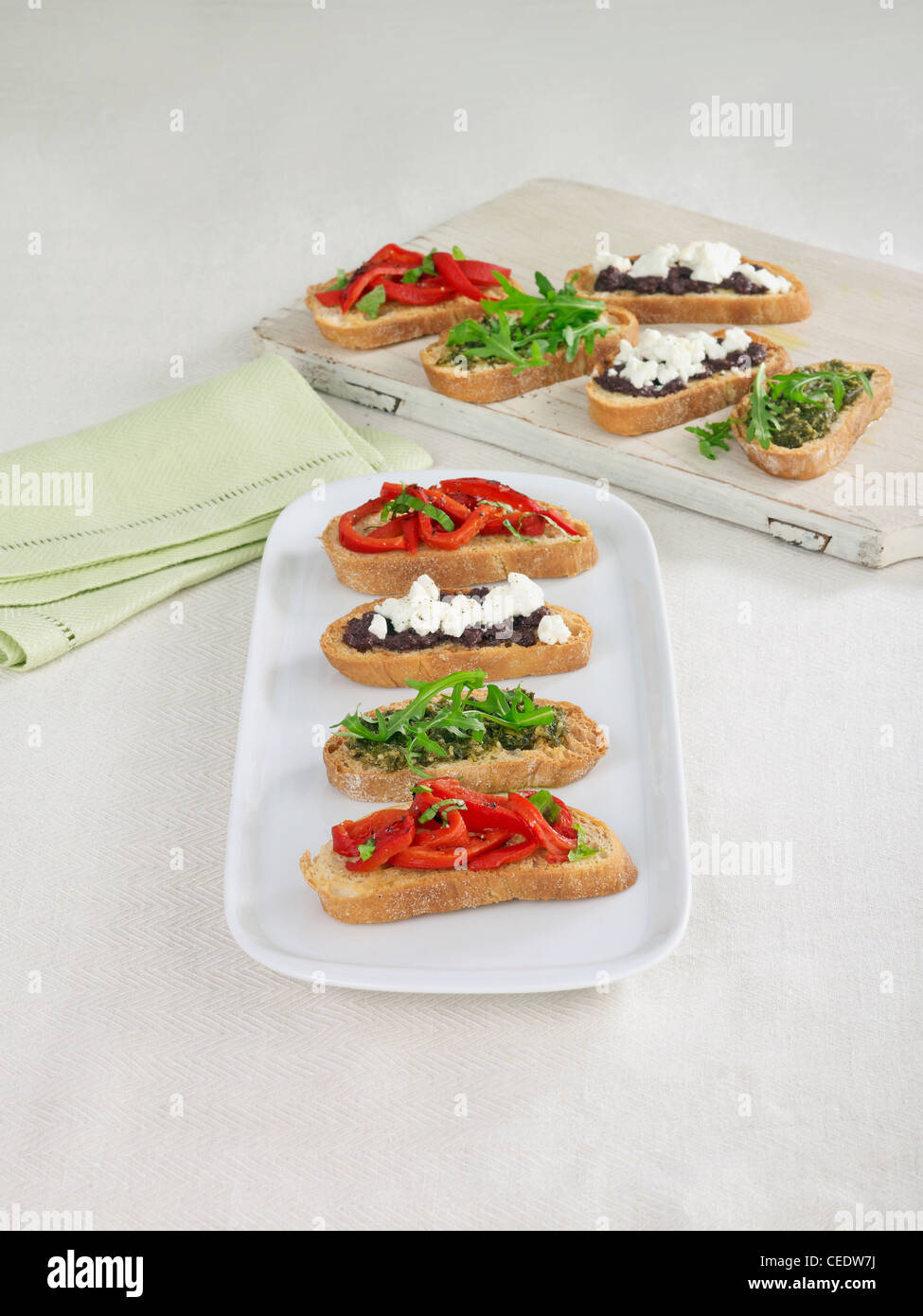 Crostini canapes hi-res stock photography and images - Alamy