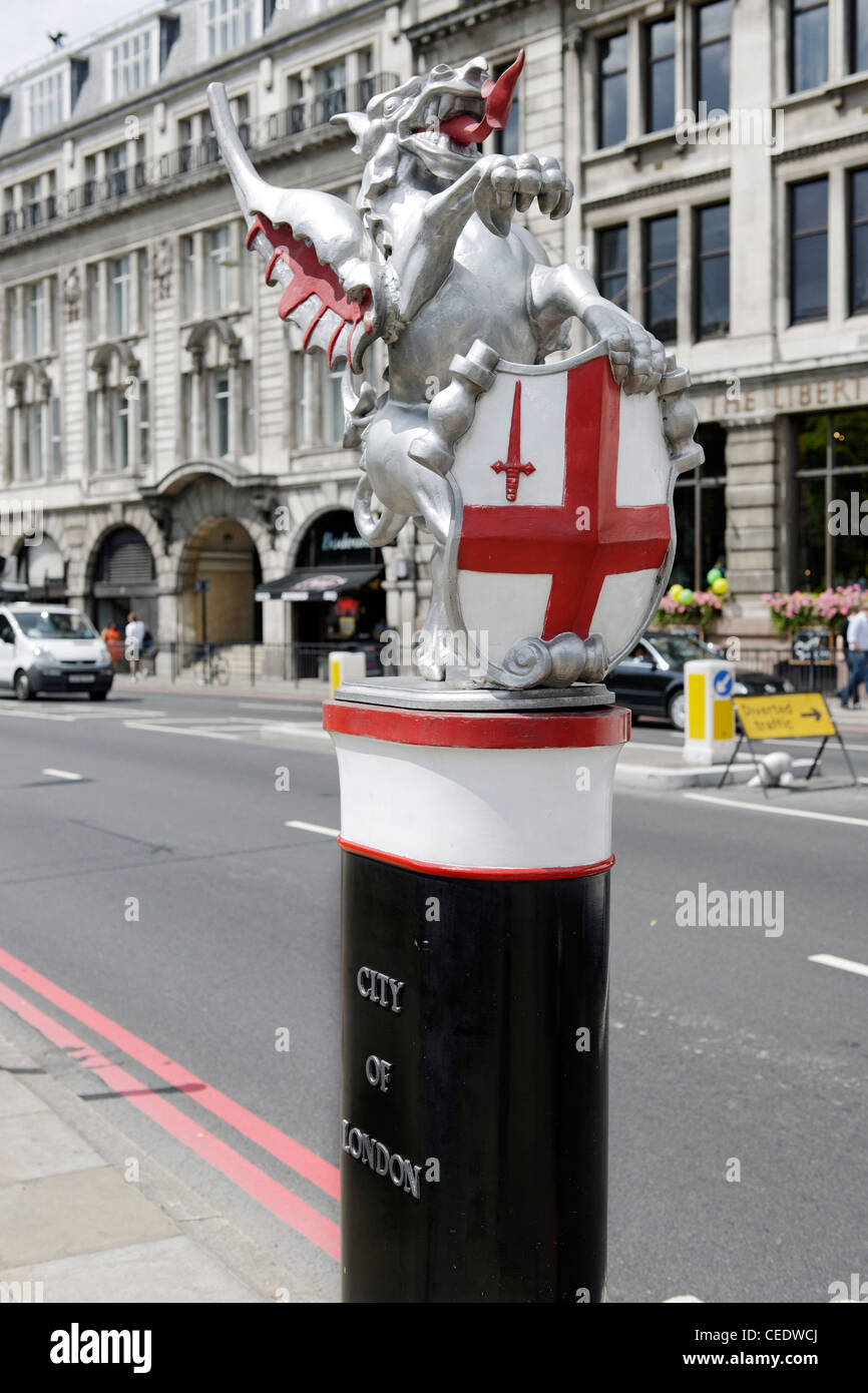 Sign, marker arms, City of London, London, England, United Kingdom ...