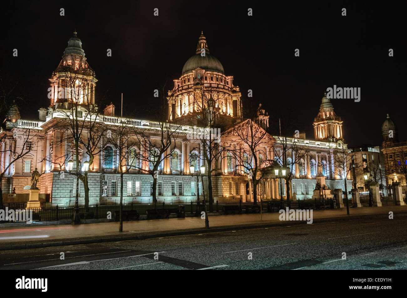 Belfast skyline winter hi-res stock photography and images - Alamy
