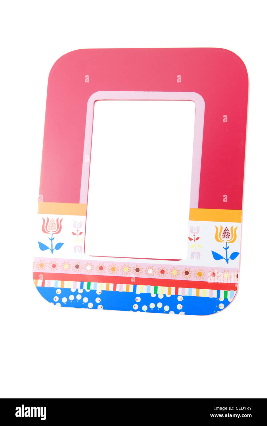 colorful photo-frame isolated on white background Stock Photo - Alamy
