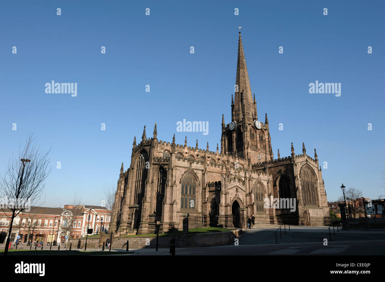 Rotherham Minster All Saints Church Rotherham town centre Stock Photo ...