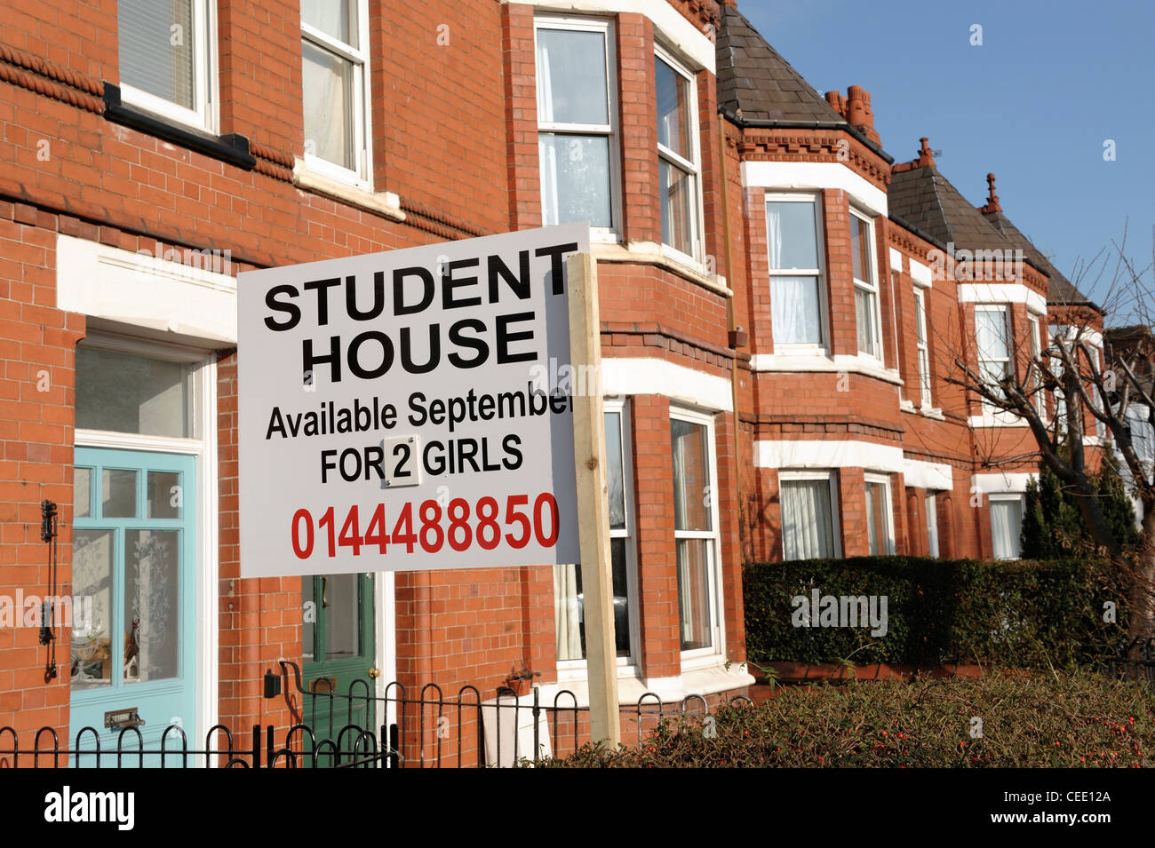 Student house for two girls Stock Photo - Alamy