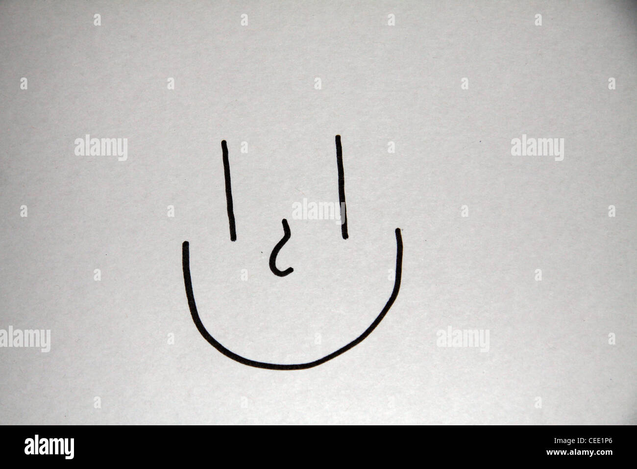 Smiley with nose hi-res stock photography and images - Alamy