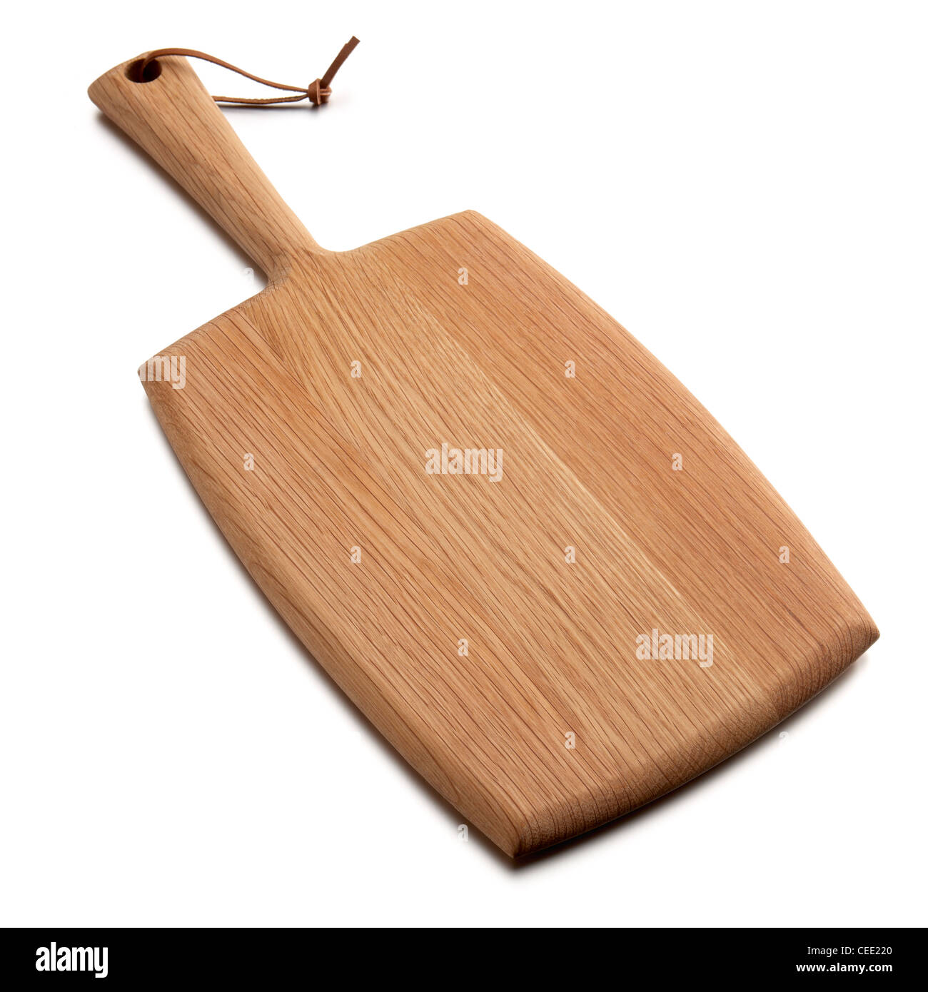 Wooden chopping board Cut Out Stock Images & Pictures - Alamy
