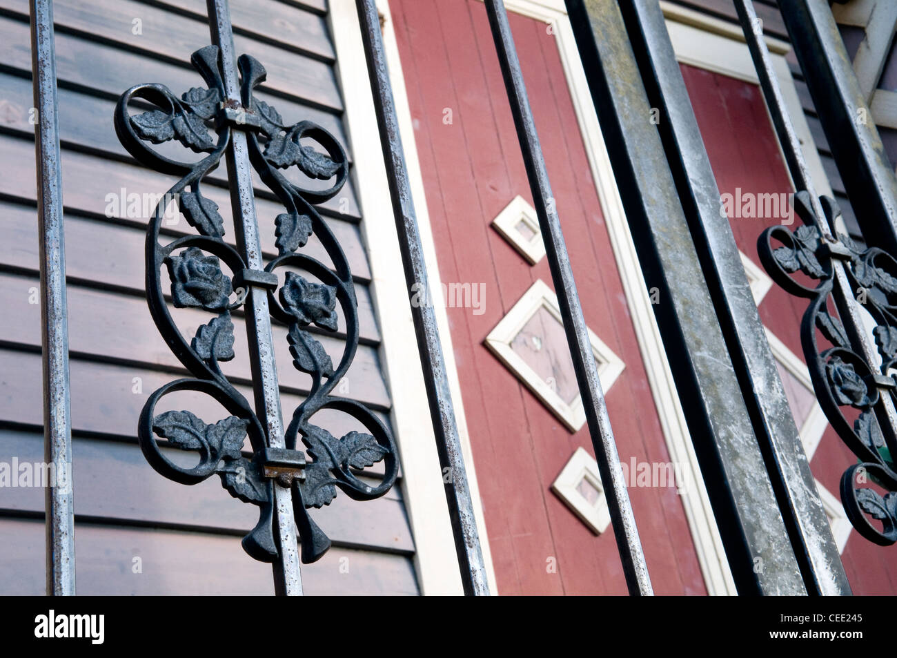French Quarter ironwork Stock Photo - Alamy