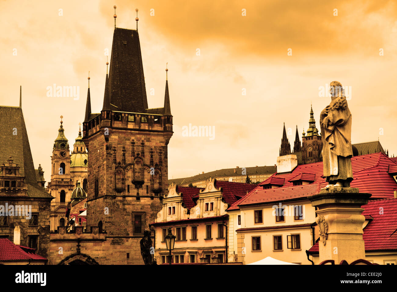 Famous prague praha statues hi-res stock photography and images - Alamy