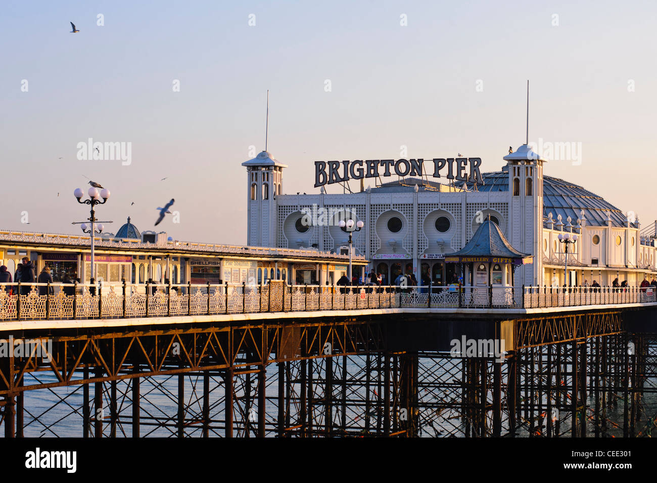 Brighton pier seafront hi-res stock photography and images - Alamy
