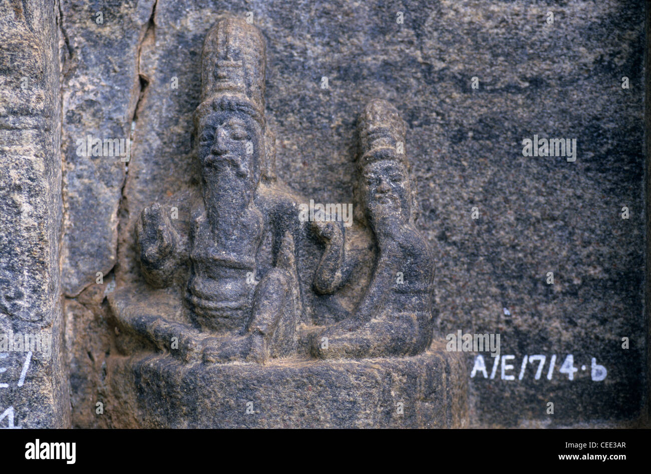 Referenced old sculptures, Shiva Devala N°1 old hindu sanctuary ...