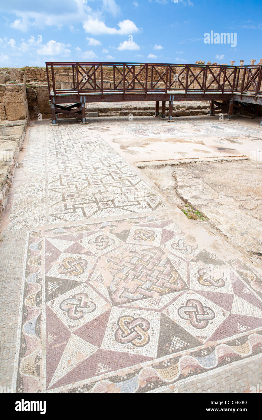 mosaics in the House of Theseus House of Dionysus, Tombs of the kings ...
