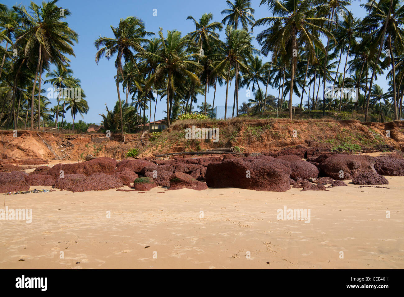 Coastal erosion at Sinquerim, Goa, India Stock Photo - Alamy