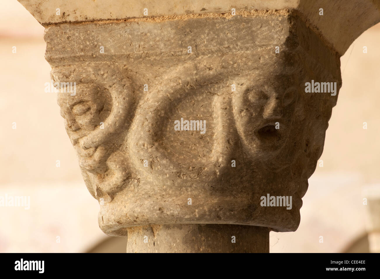 Saint-Genis des Fontaines, Abbaye Stock Photo - Alamy