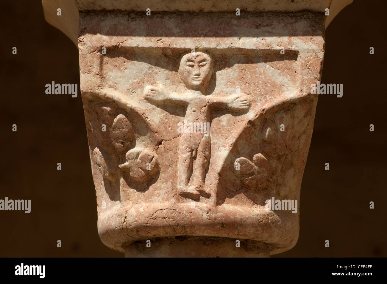 Saint-Genis des Fontaines, Abbaye Stock Photo - Alamy