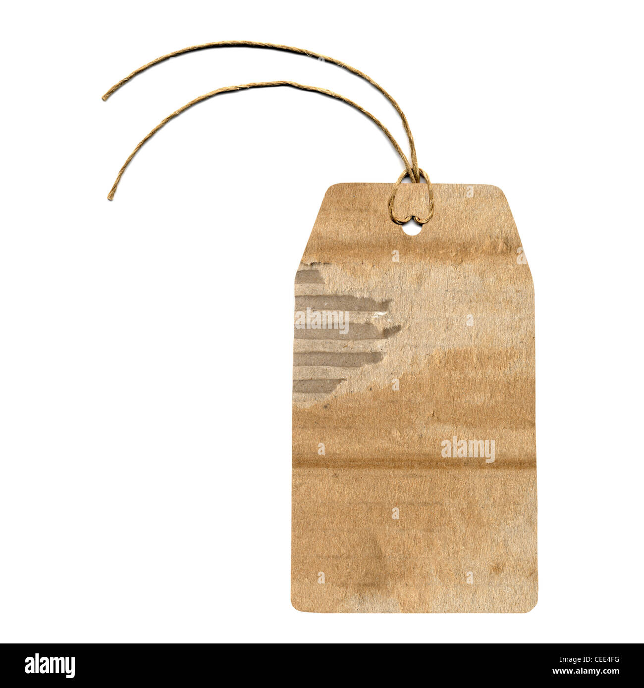 A paper tag or label or sticker Stock Photo - Alamy