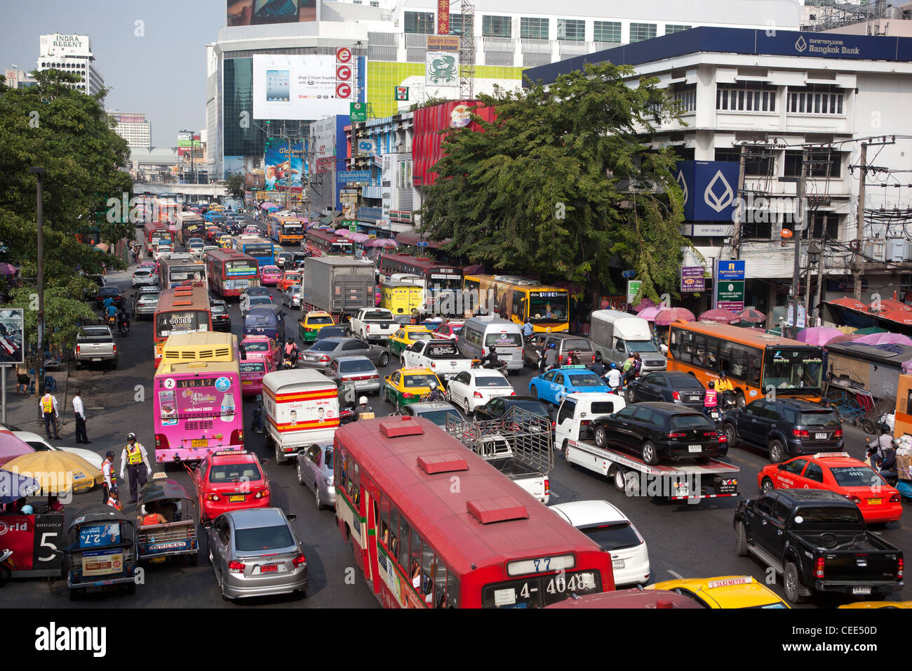 Thai traffic congestion hi-res stock photography and images - Alamy