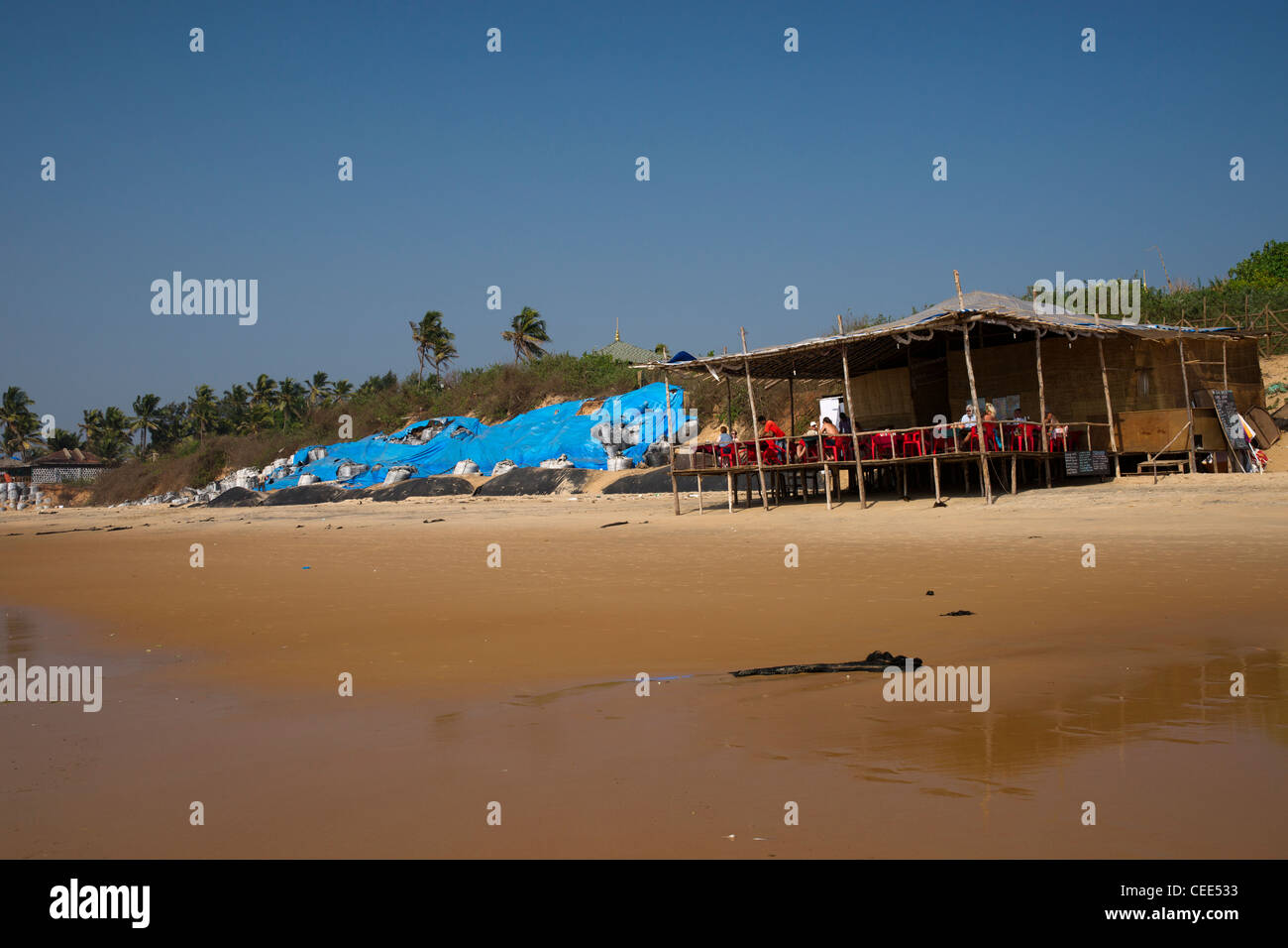 Coastal erosion at Sinquerim, Goa, India Stock Photo - Alamy