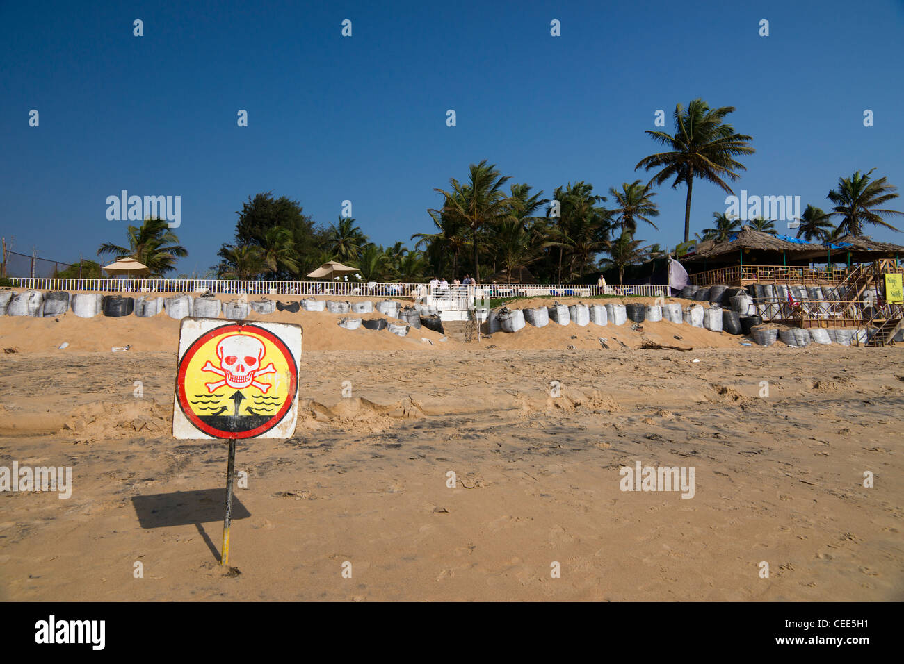 Coastal erosion at Sinquerim, Goa, India Stock Photo - Alamy