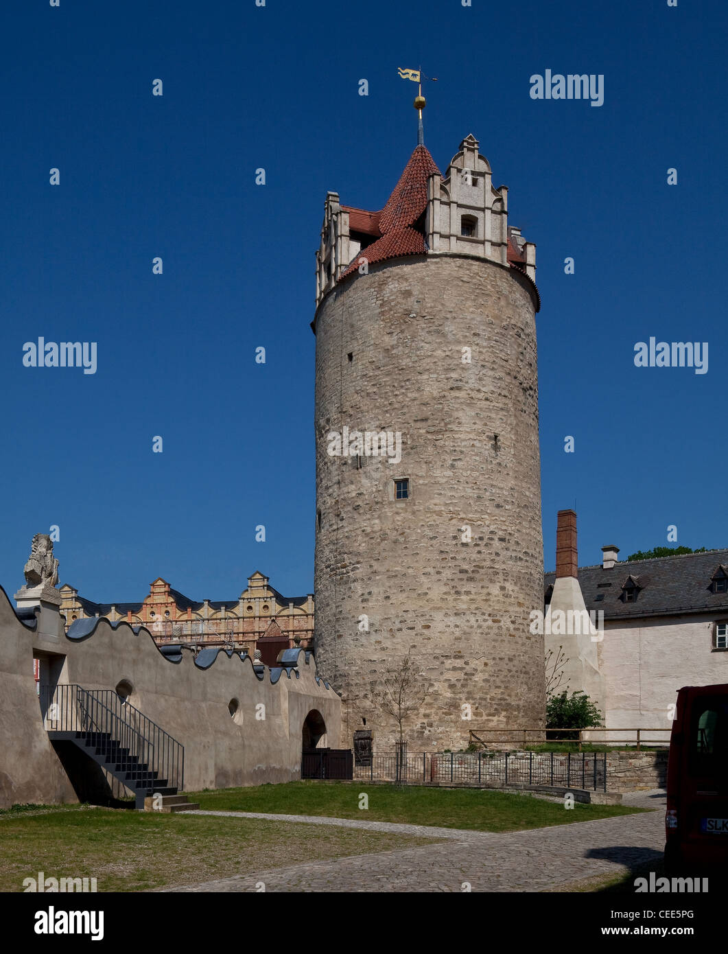 Eulenspiegelturm bernburg castle hi-res stock photography and images ...