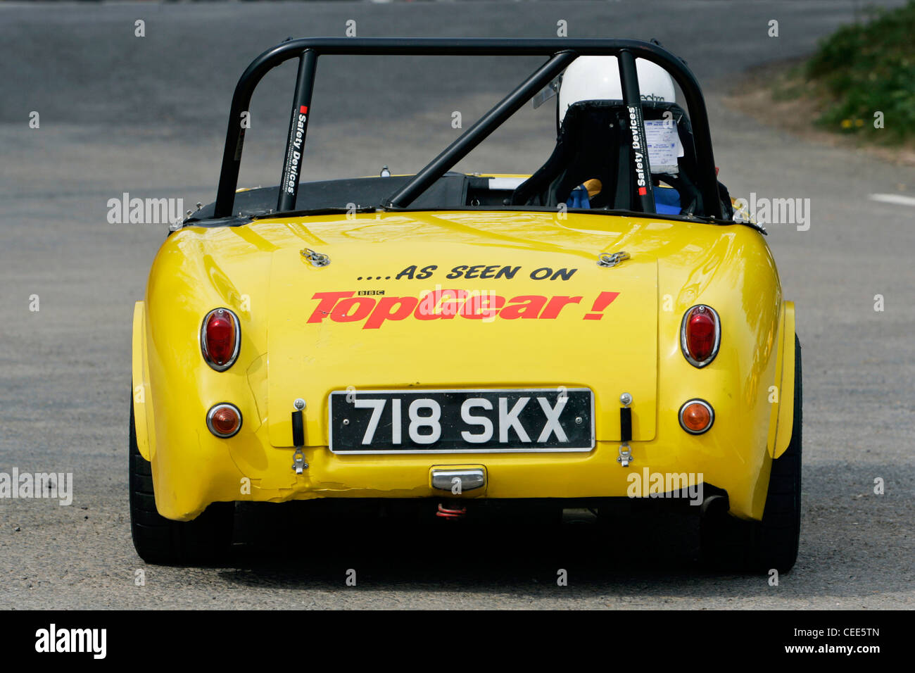 Austin Healey Sprite sports car at a UK hill climb event Stock Photo ...