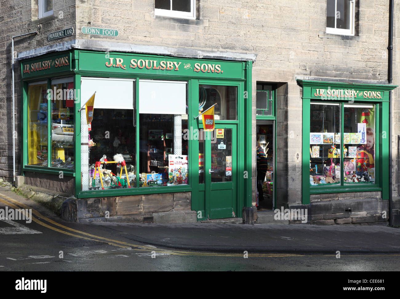 Traditional Toy shop within Rothbury Northumberland England UK Stock ...