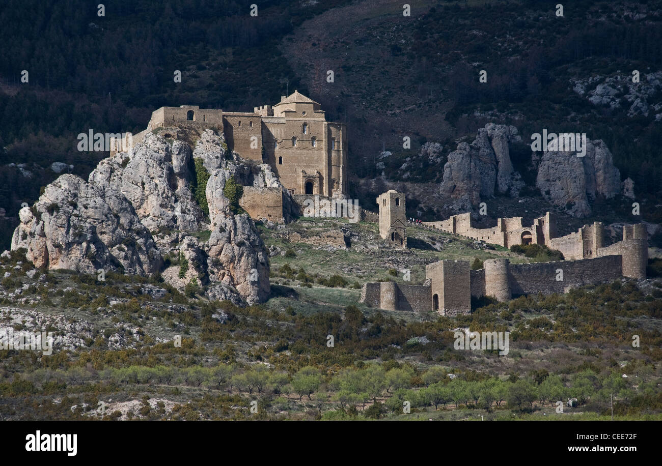 Loarre, Castillo de Loarre Stock Photo - Alamy