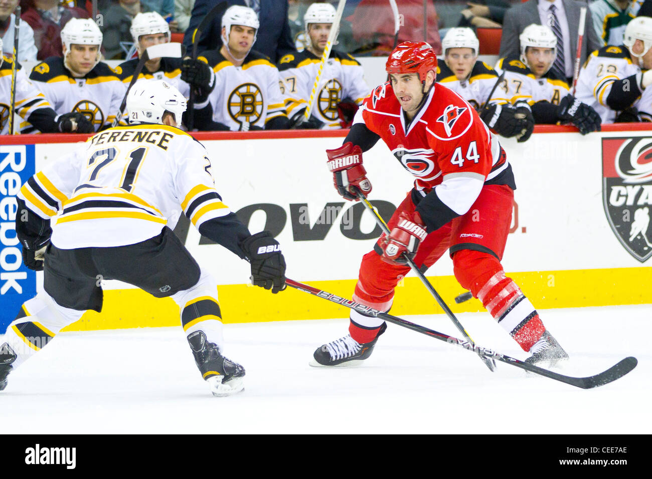 Carolina Hurricane Jay Harrison - Carolina Hurricanes defeat the Boston ...