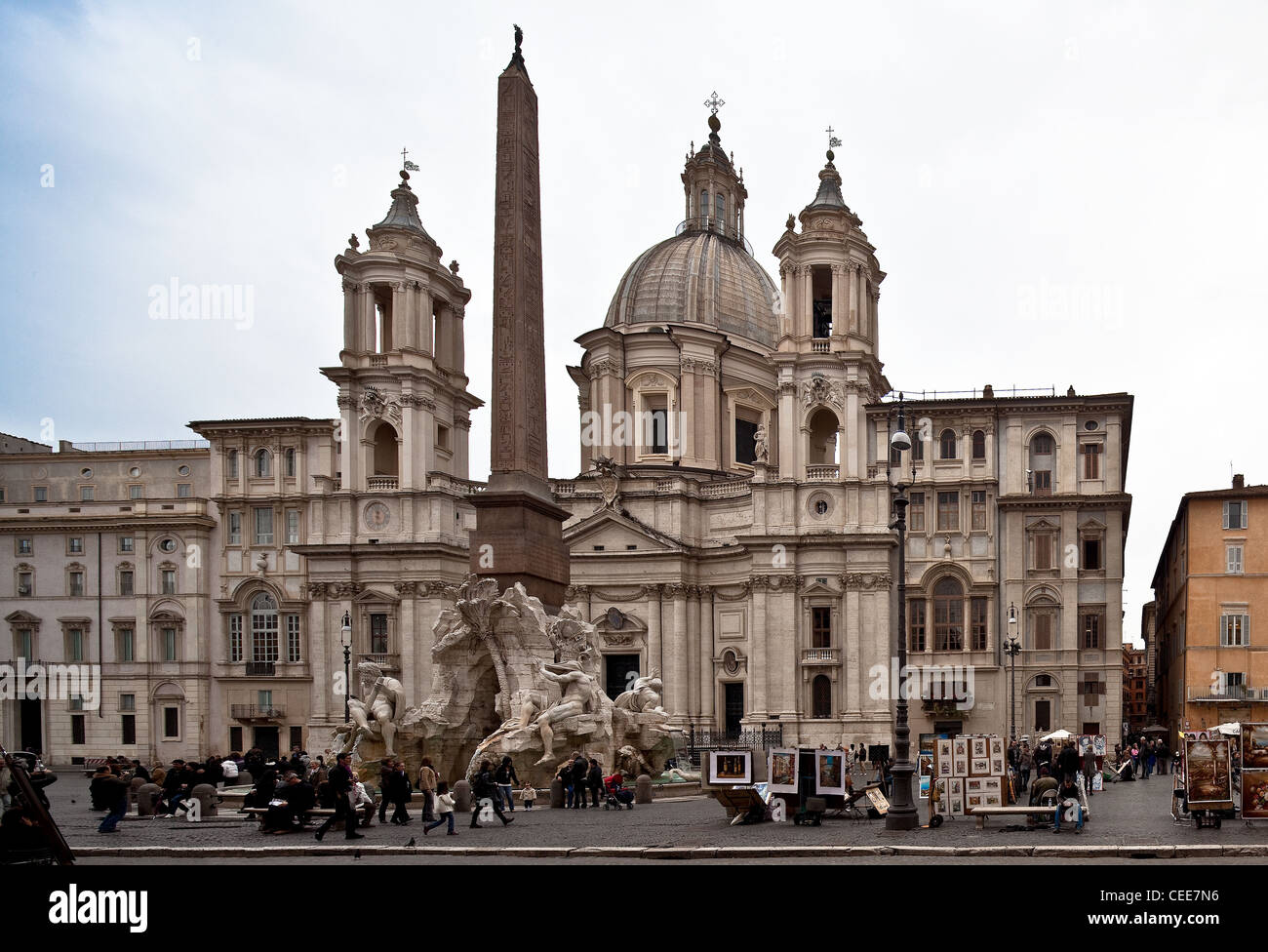 Rom, Piazza del Popolo Stock Photo - Alamy