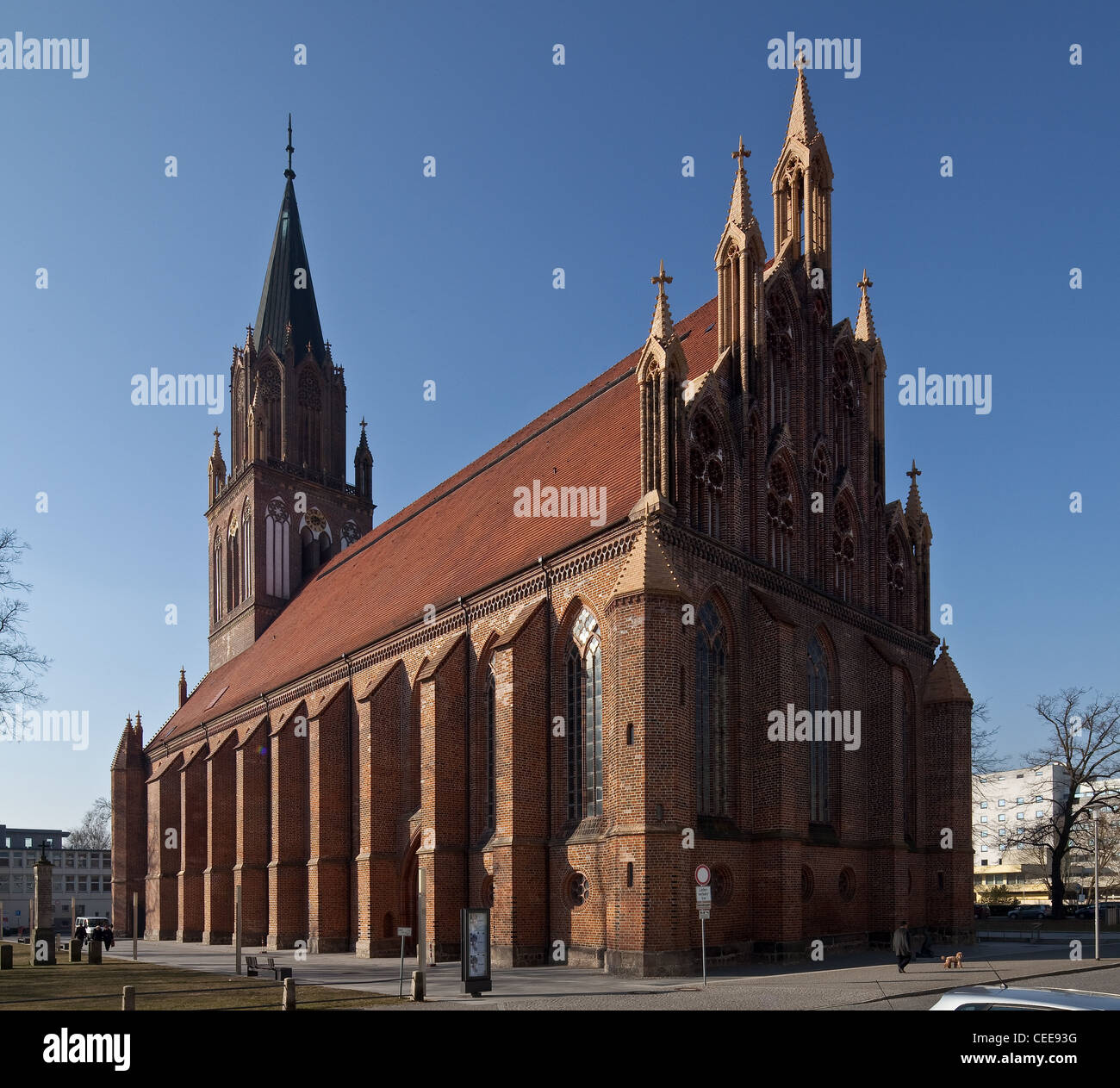 Rostock, Uni-Hauptgebäude Stock Photo - Alamy