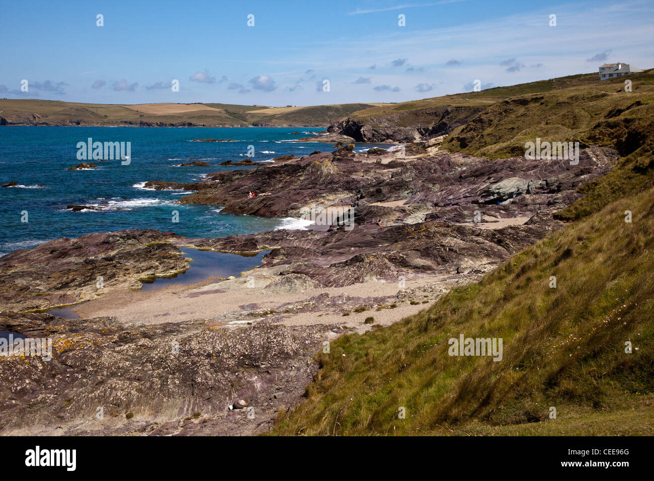 Trebetherick beach near Padstow, cornwall, uk Stock Photo - Alamy