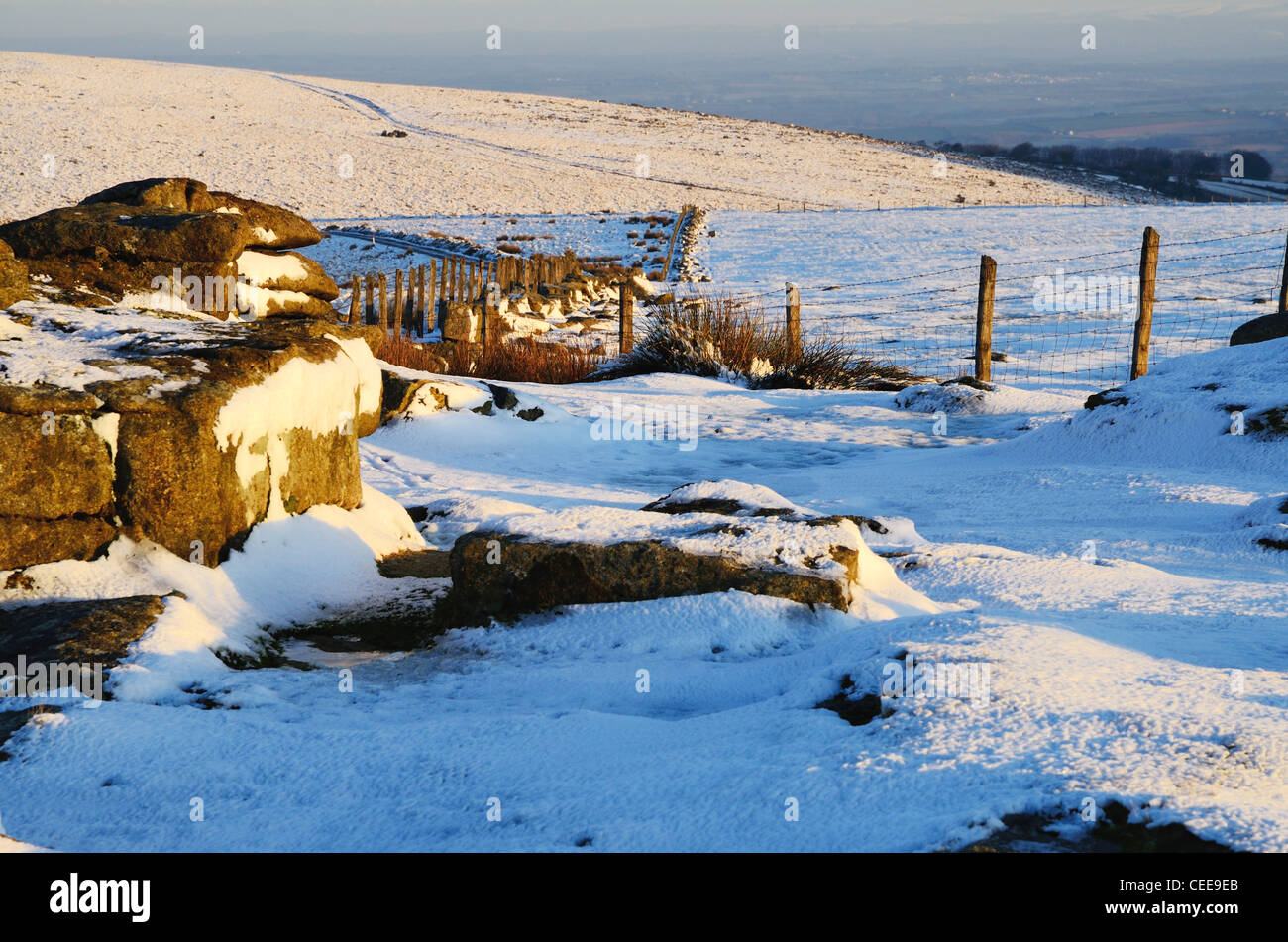 North devon snow hi-res stock photography and images - Alamy