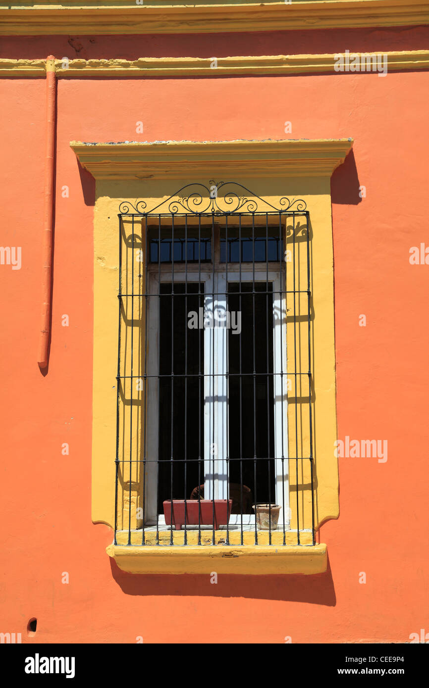 Colonial architecture, Oaxaca City, Oaxaca, Mexico, Latin America Stock ...