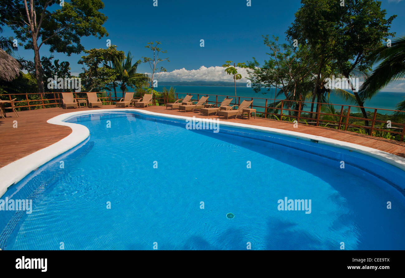 Swimming pool in Costa Rica Stock Photo - Alamy