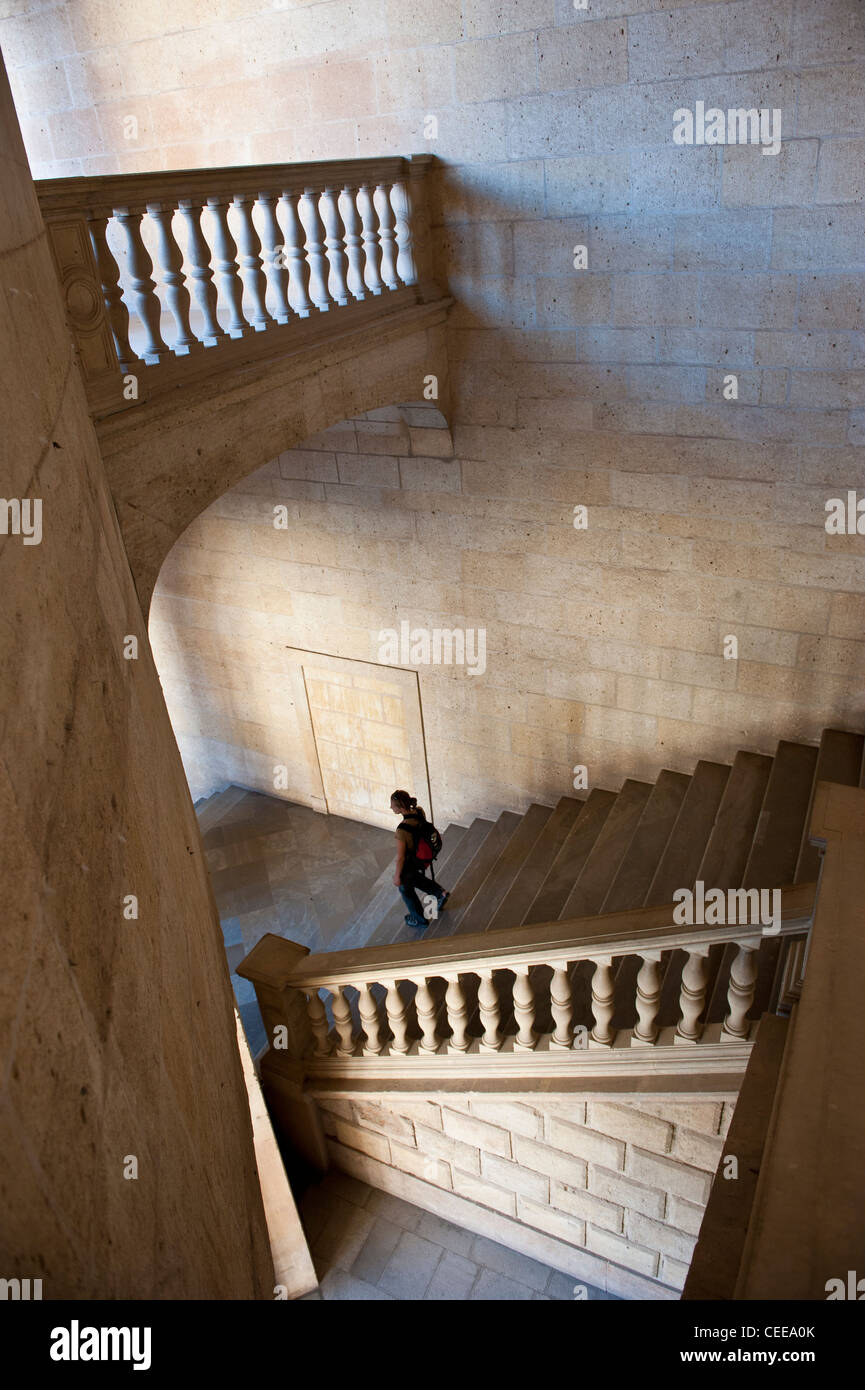 Alhambra palace granada spain staircase hi-res stock photography and ...