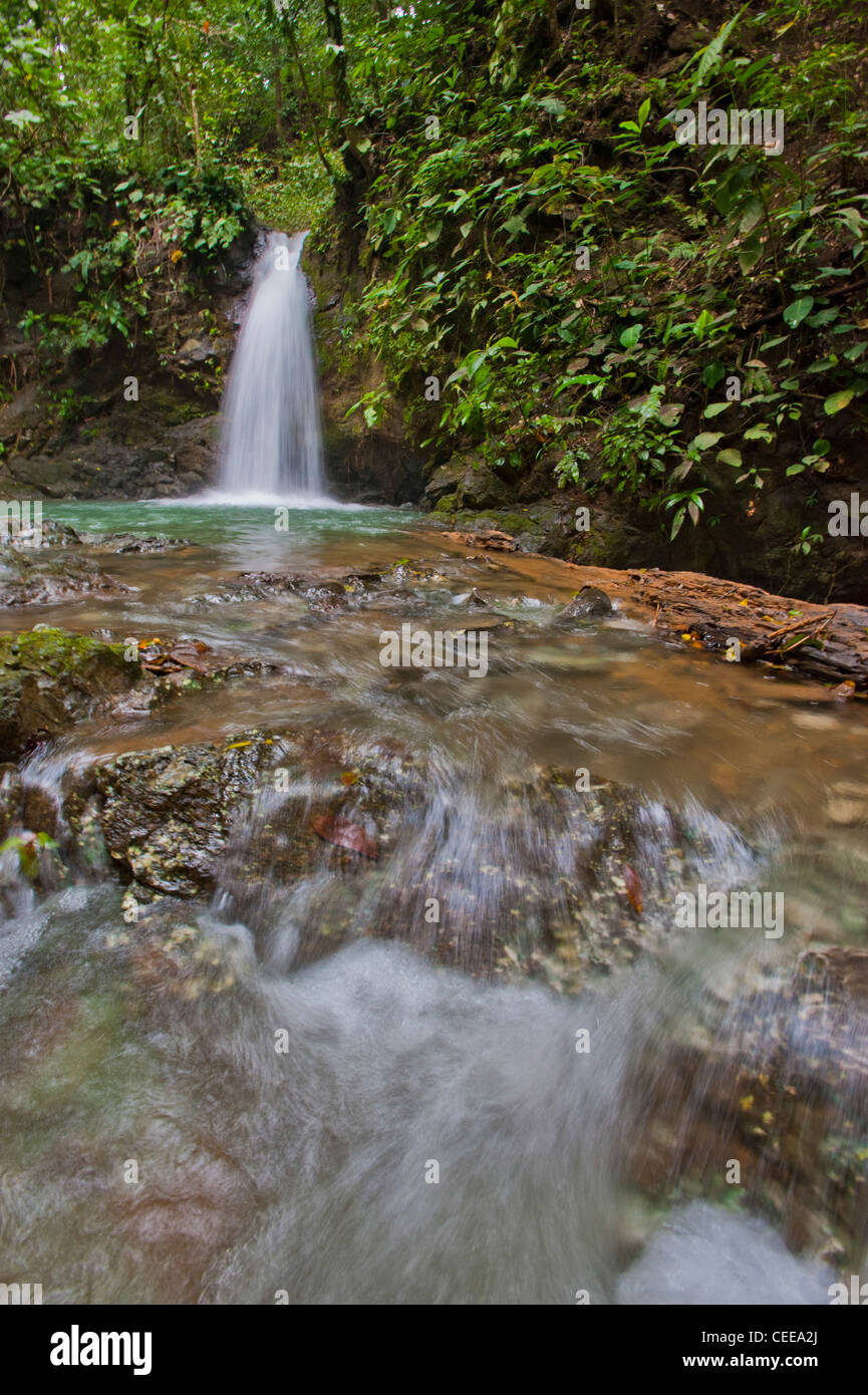 Beautiful waterfall in Costa Rica Stock Photo - Alamy