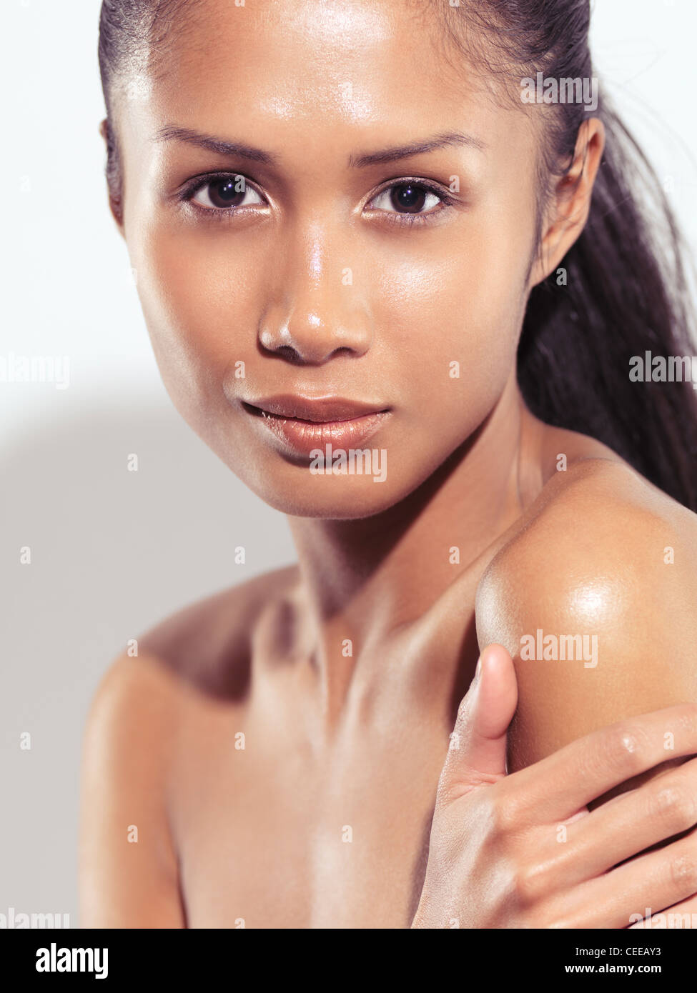 License and prints at MaximImages.com - Expressive beauty portrait of a ...