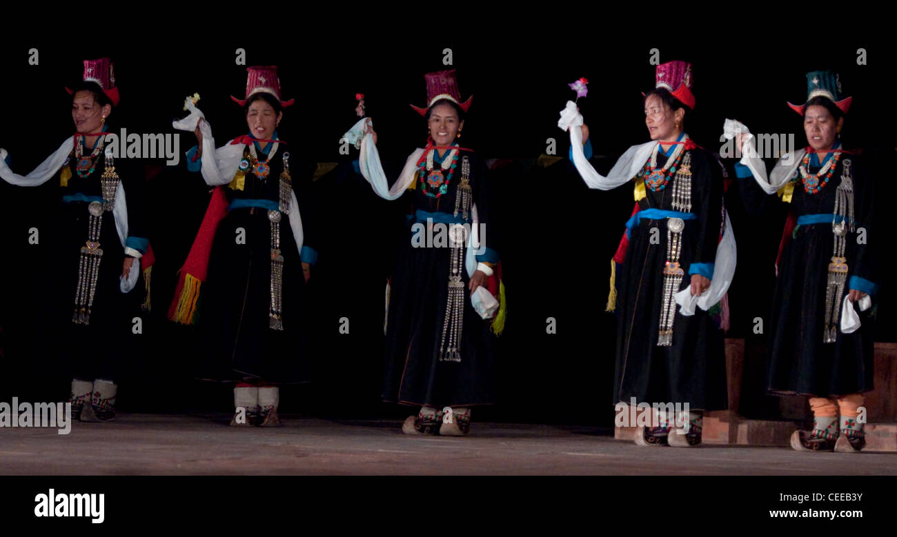 Traditional Dance and Ethnic Costume of Ladakh Stock Photo - Alamy