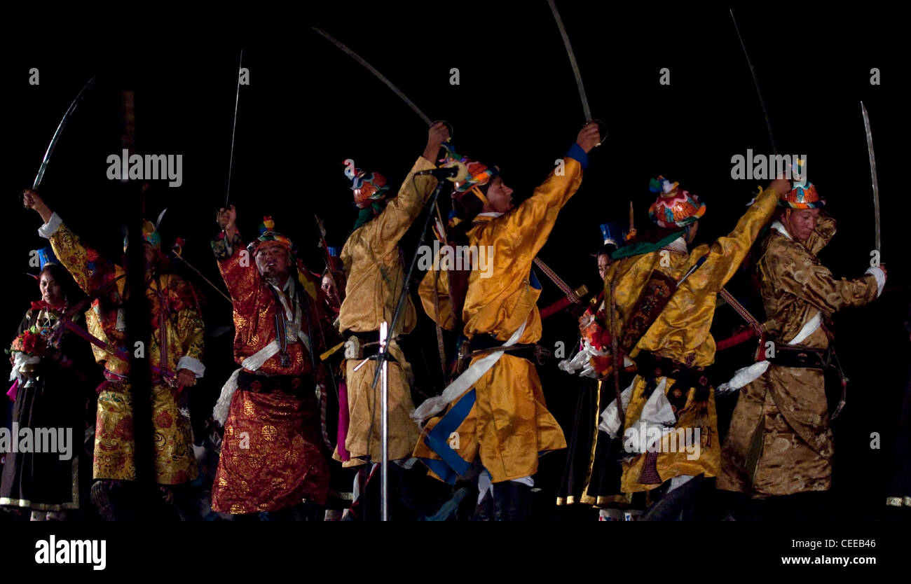 Traditional Dance and Ethnic Costume of Ladakh Stock Photo - Alamy