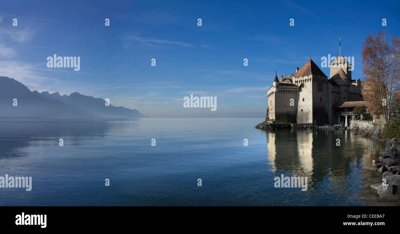 Chateau De Chillon Winter