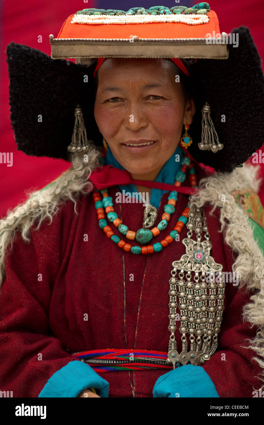 Traditional Dance and Ethnic Costume of Ladakh Stock Photo - Alamy