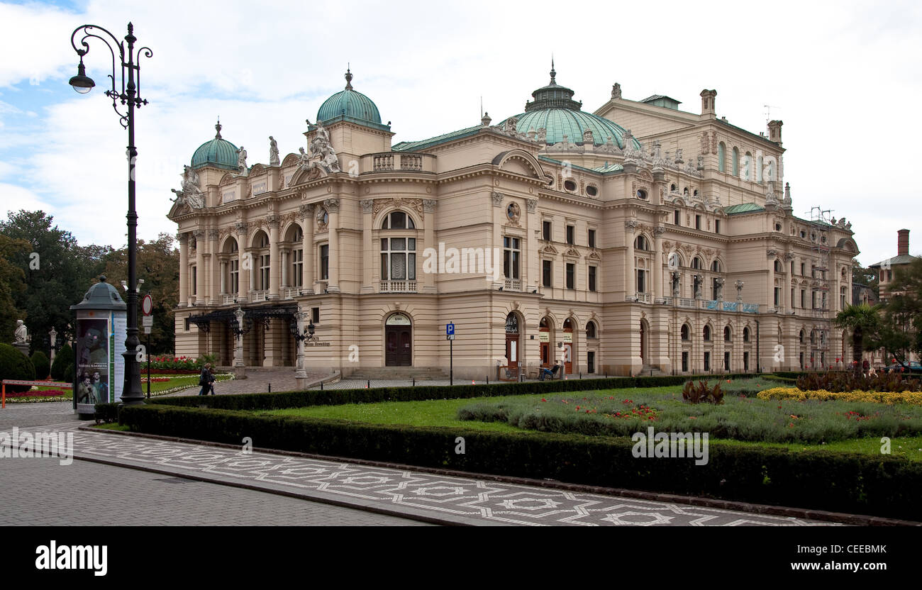 Krakau, Slowacki Theater Stock Photo - Alamy