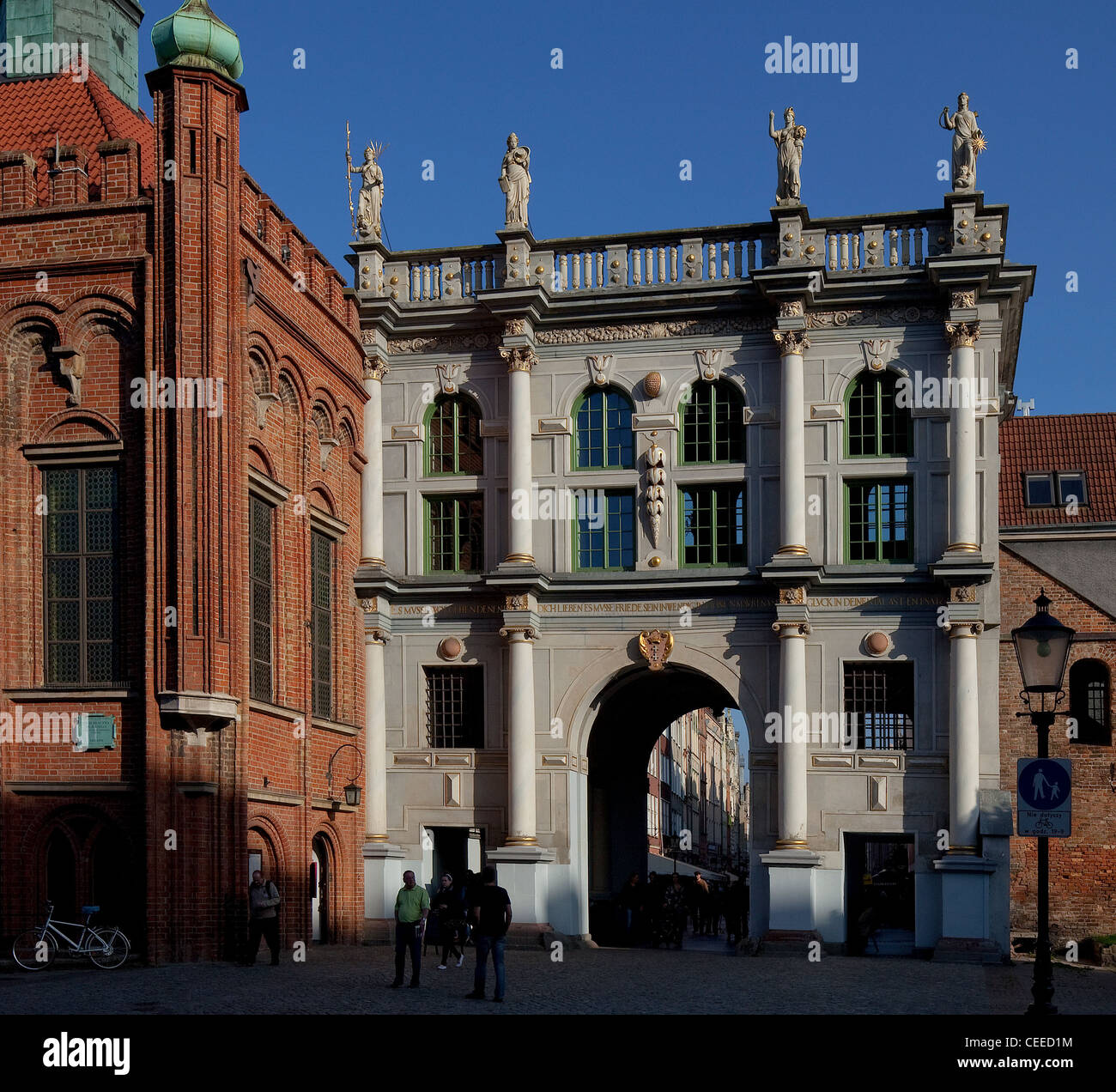 Gdansk/Danzig, Goldenes Haus Stock Photo - Alamy