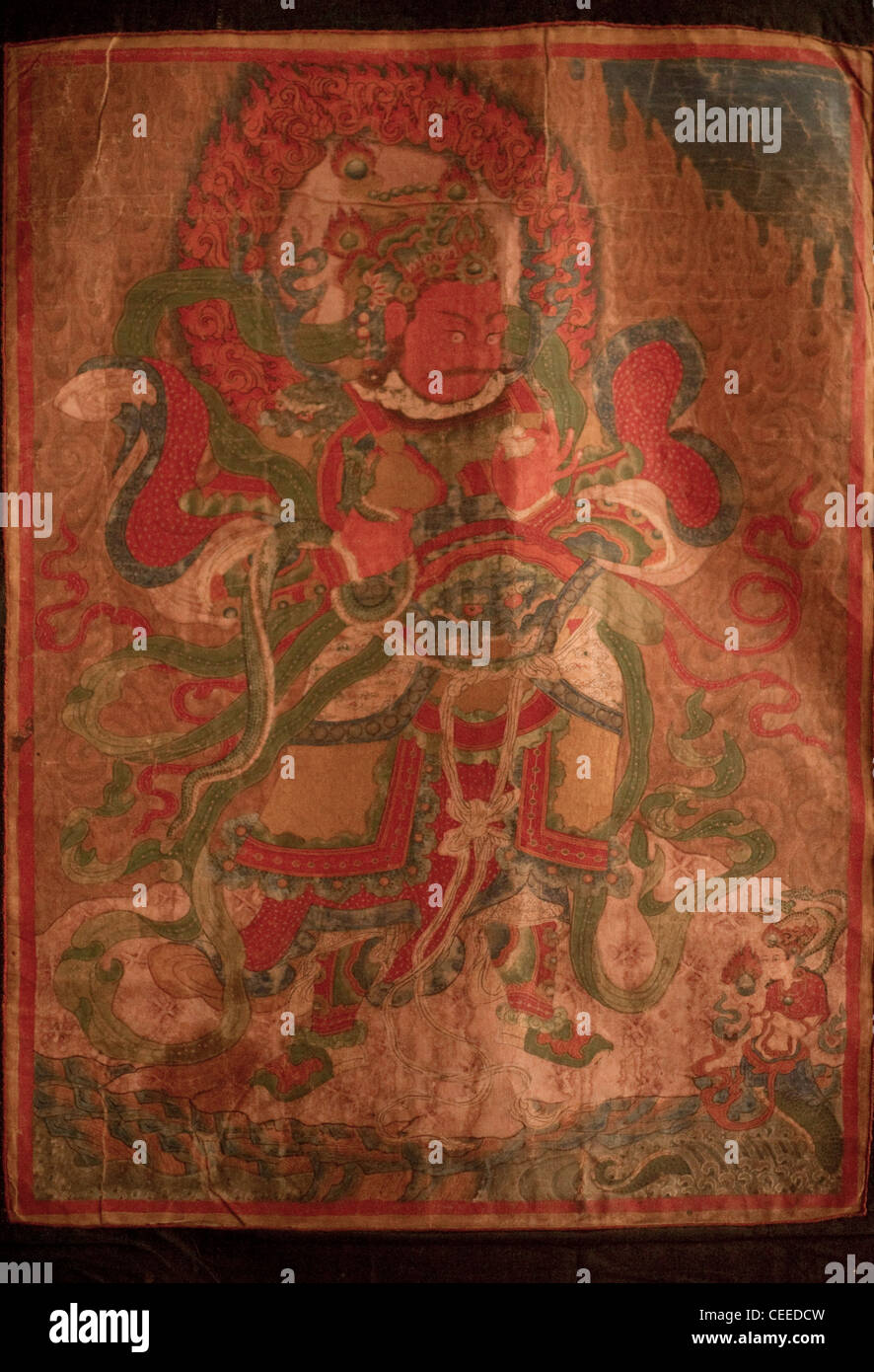 PRE-17TH Century Thangkas or scrolls painted by the monks of Chemrey ...